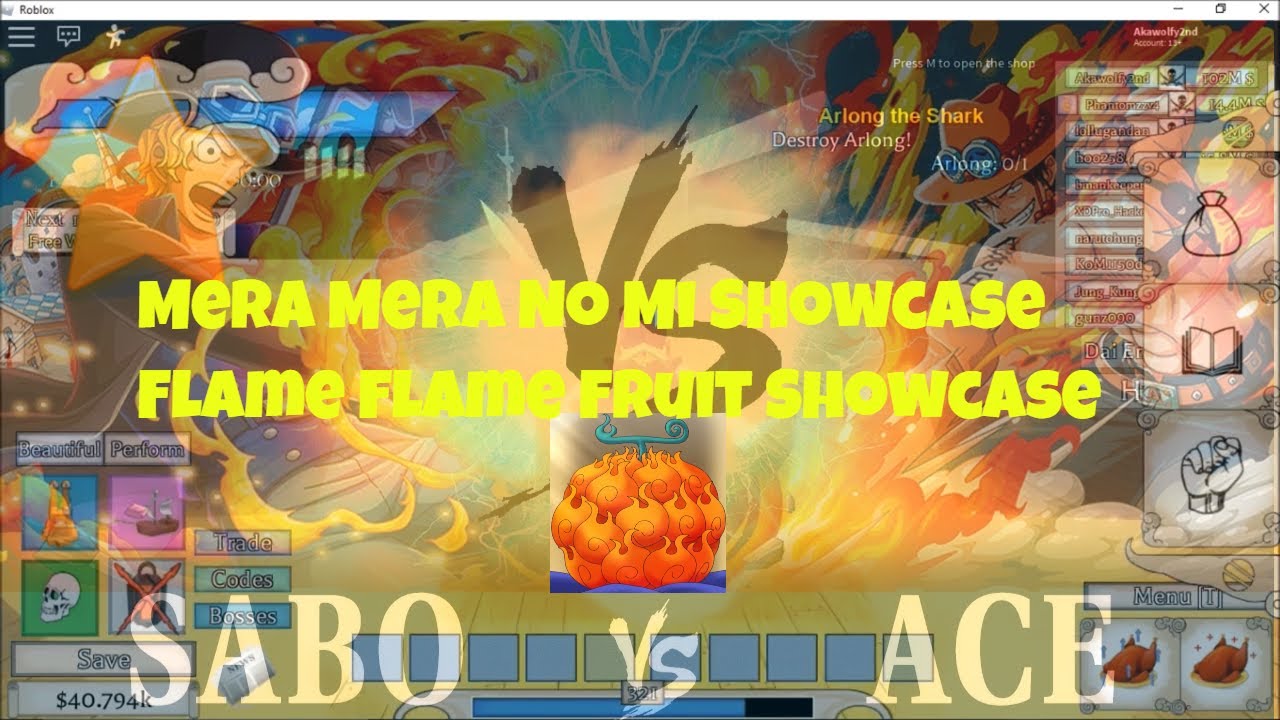 One Piece: Final Chapter 2 Mera Mera No Mi SHOWCASE - YouTube