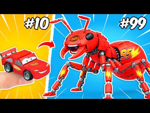 LEGO McQueen Evolution: From Pixar Cars to Giant Ant Creature | RIAM Bricks