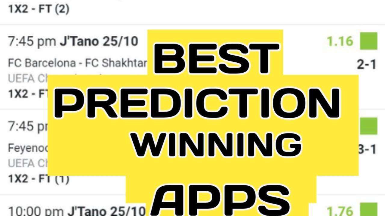Top 3 Best Football Prediction Apps #betting #how #football #prediction ...
