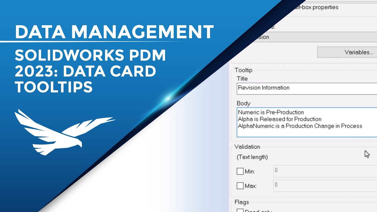 SOLIDWORKS PDM 2023: Data Card Tooltips - YouTube