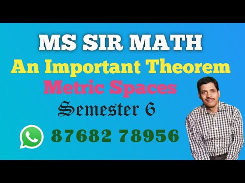 Cantor intersection Theorem l Semester 6 | Metric Spaces l PDF LINK IS IN THE DESCRIPTION BOX ...