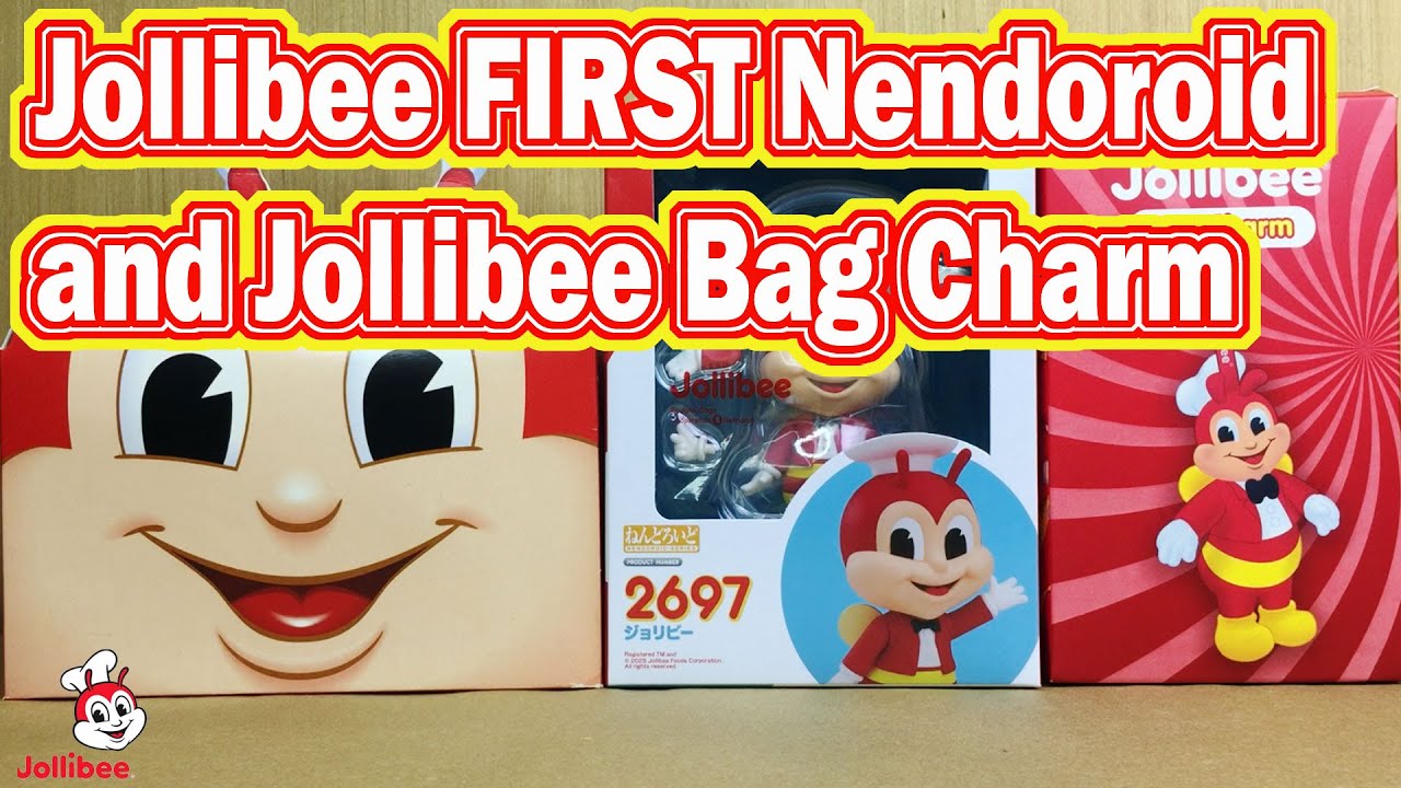 Jollibee First Nendoroid Figure REVEALED! And Rare Jollibee Bag Charms ...