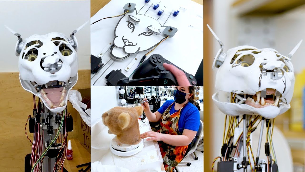 Cosmotron animatronic cougar designed by engineering and TMA students ...