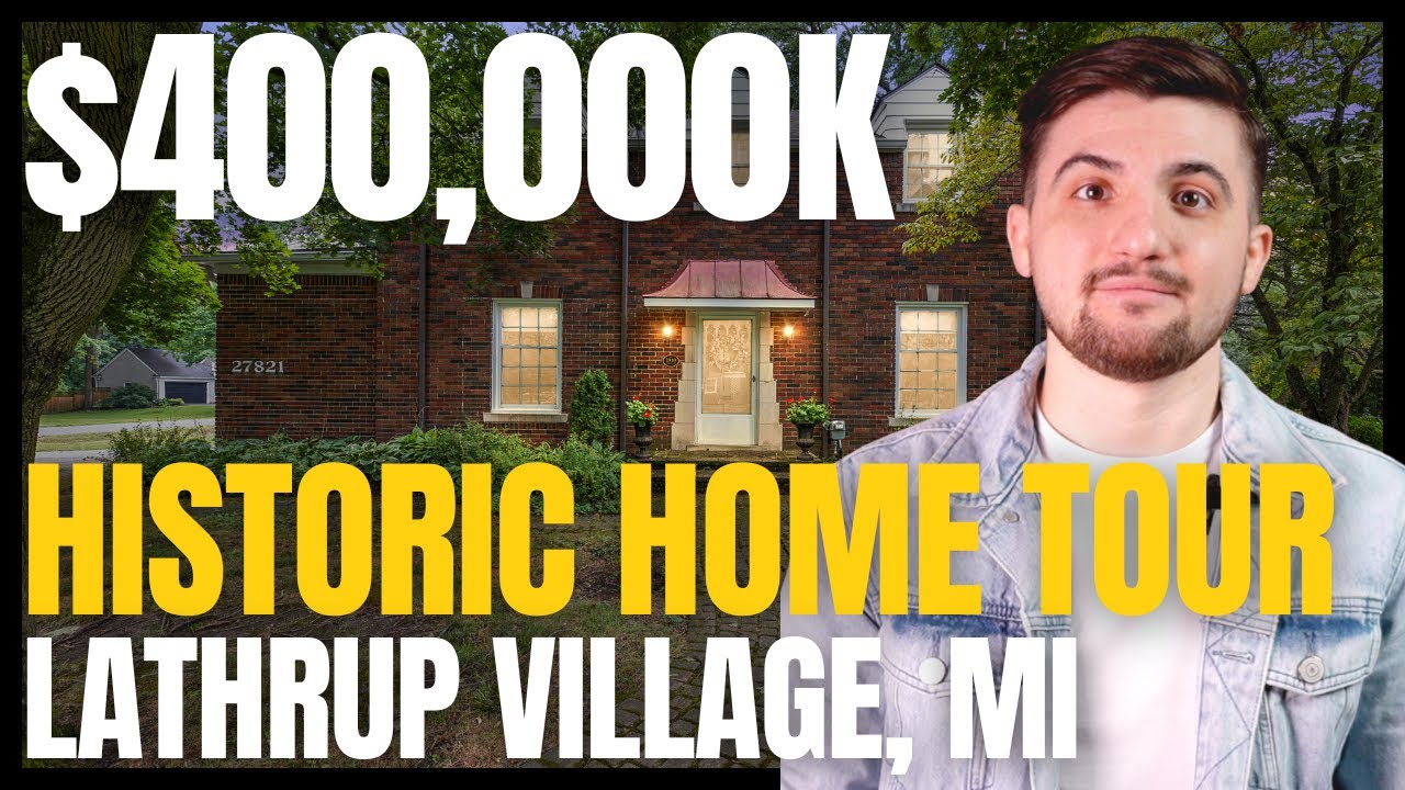 Michigan Historic Home Tour | Lathrup Village, MI - YouTube