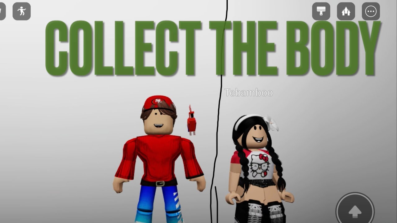 Collect the body in Roblox (with my cousin) - YouTube