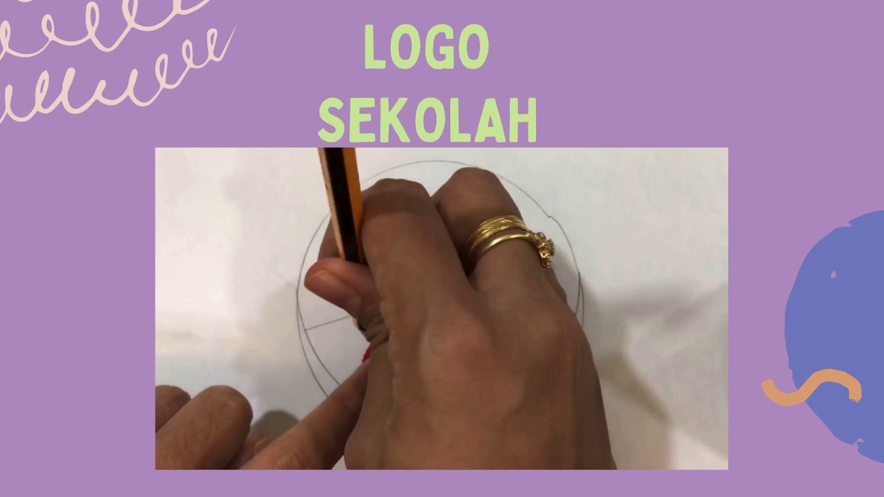 Melukis Logo Sekolah - YouTube