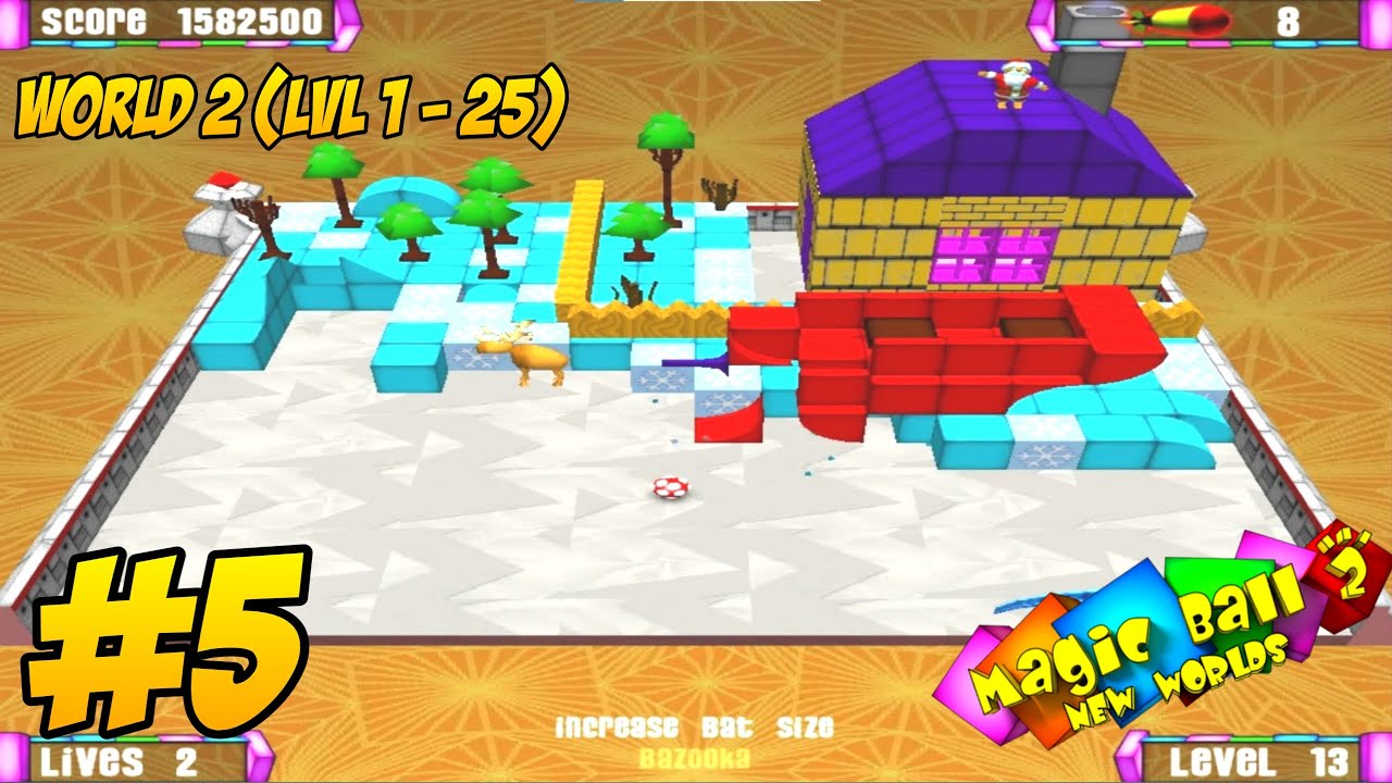Magic Ball 2 New Worlds - Gameplay Part 5 - World 2 (Level 1 - 25 ...
