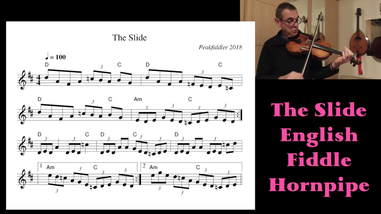 English Fiddle - The Slide Hornpipe - YouTube