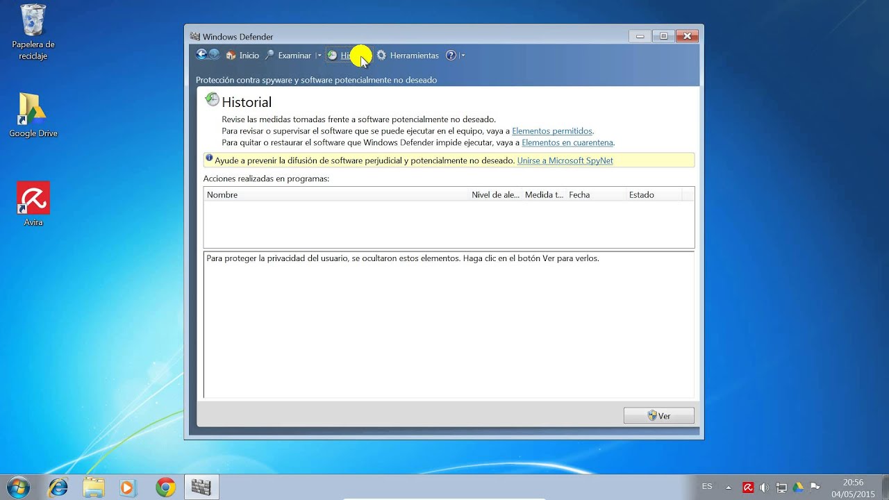 Qué es Windows Defender y cómo configurarlo en Windows 7 - YouTube