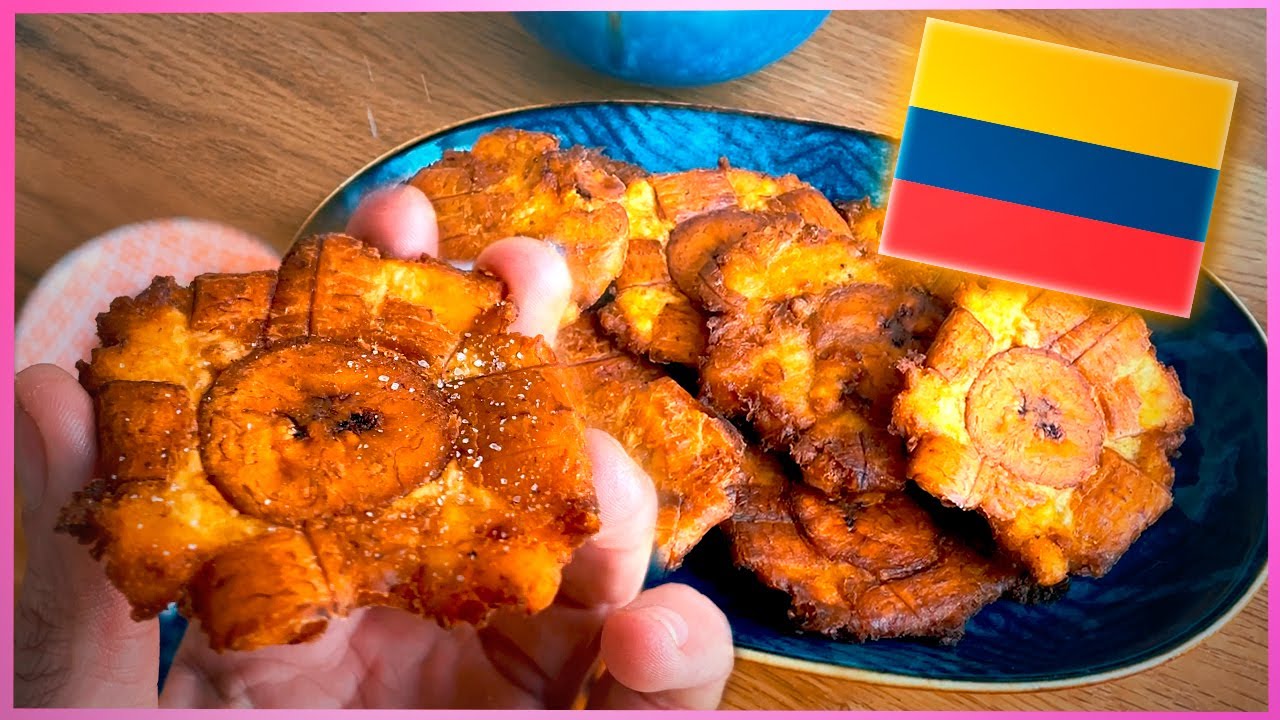 PATACONES con HOGAO!!! Un entrante COLOMBIANO riquísimo!!! - YouTube