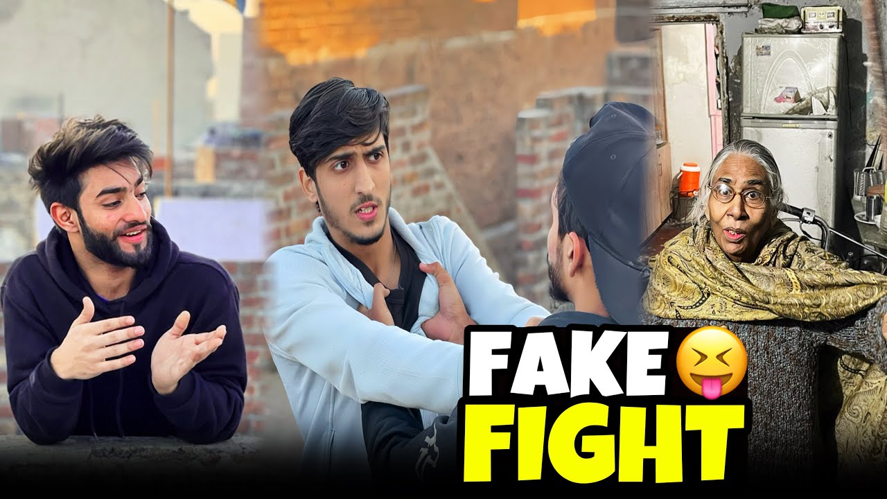 Sameer or Samad ki larai hogai...😨 Fake Fight Prank on Nano😋 - YouTube