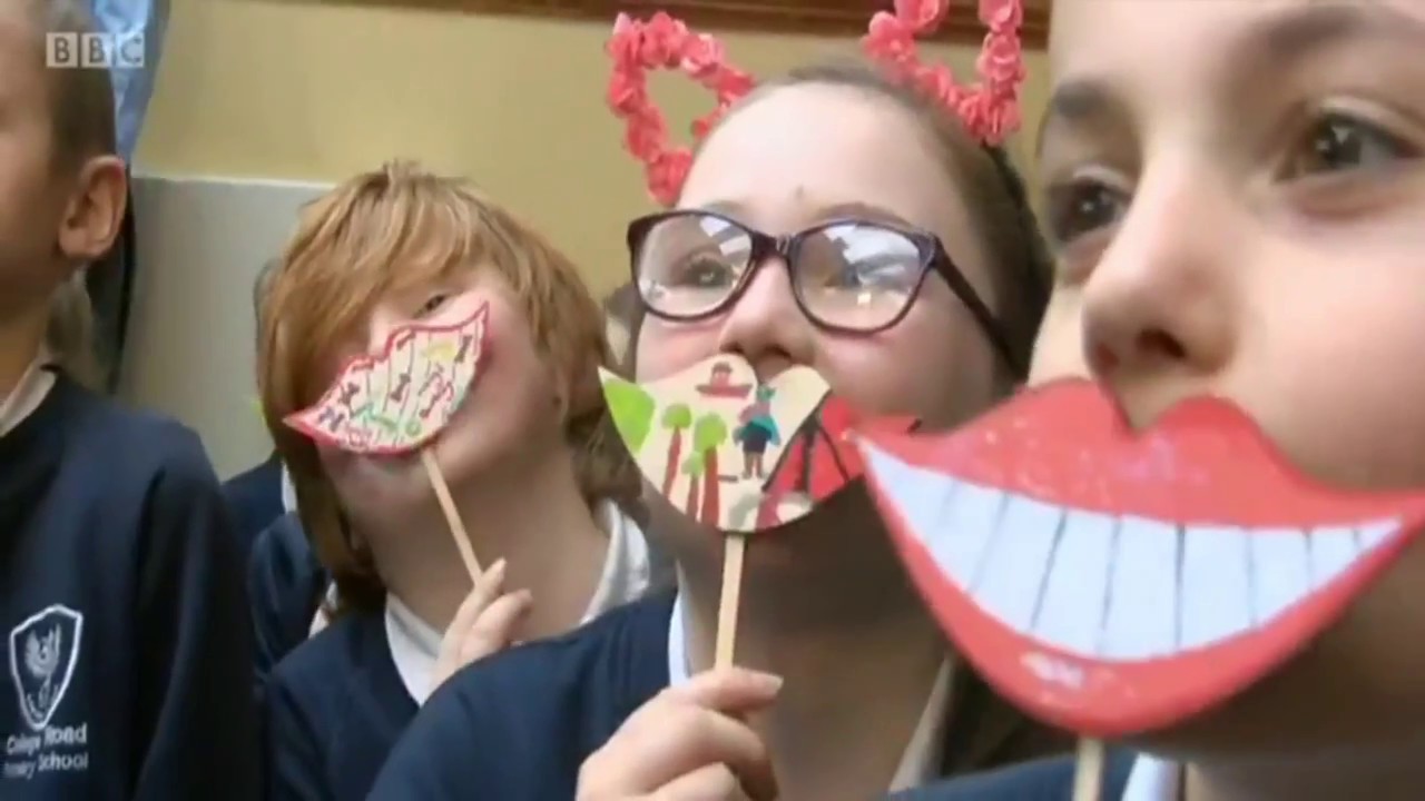 BBC TV News - Poetry Postie and the Postal Service of Happiness - YouTube