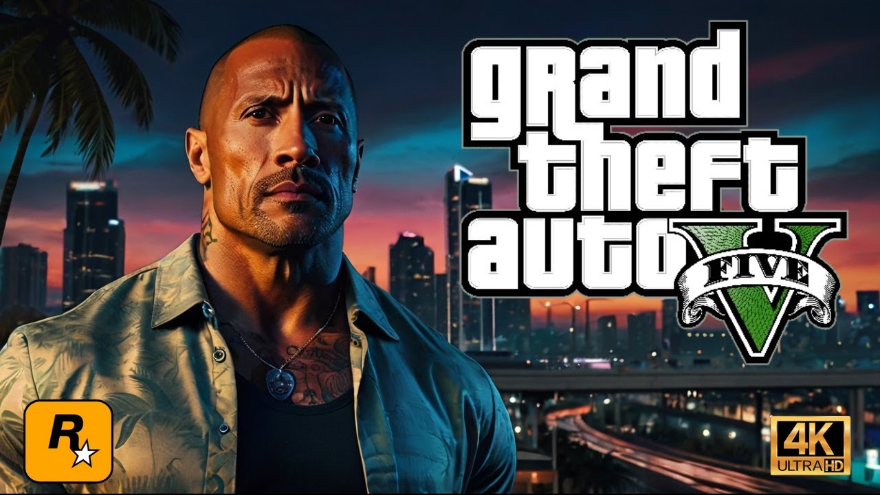 GTA V - Grand Theft Auto V - Teaser Trailer (Retro) DWAYNE JOHNSON,50 ...