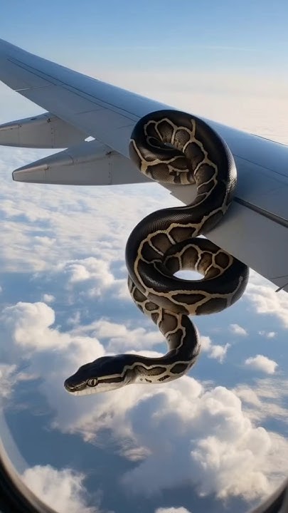 Witnessing Unreal view 😱 | python attack | #python #aeroplane #snake #shorts #ytviral - YouTube