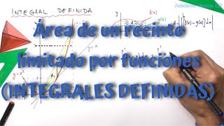 🧮 INTEGRAL DEFINIDA. Calcular AREA recinto plano limit... | Doovi
