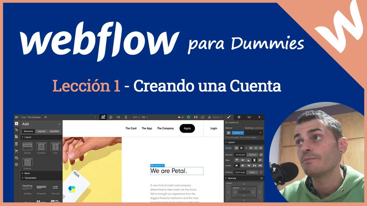 01. Crear una Cuenta en Webflow 🔥 [Webflow para Dummies] - YouTube