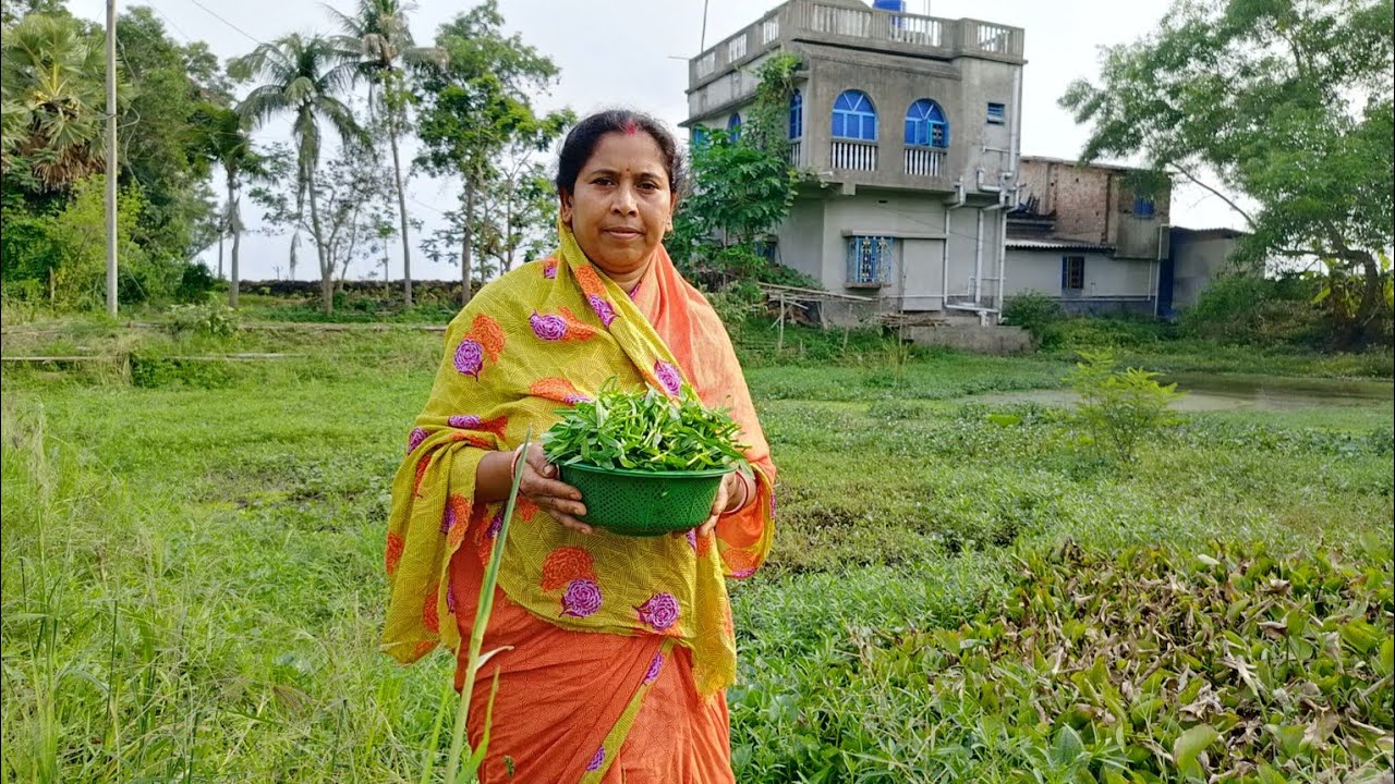 Village Food || হিনচে শাকের (হেলেঞ্চা শাক) এই রেসিপি একবার খেলে বারবার ...