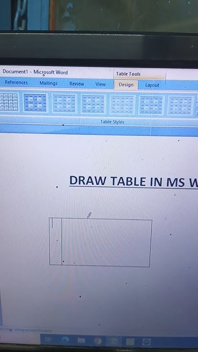 Draw table in MS Word #computereducation #computerknowledge #shorts 🙏plzz subcribe my YouTube ️🙏 ...