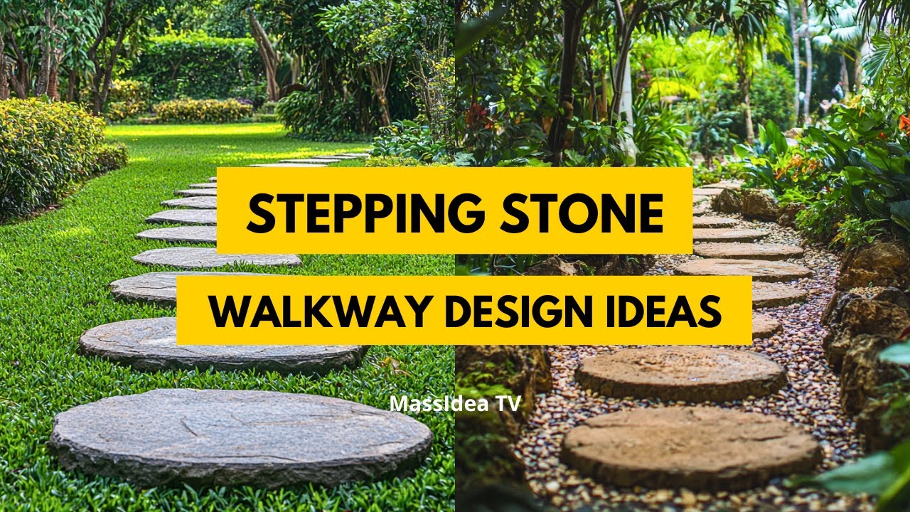 35+ Stepping Stone Walkway Design Ideas to Transform Your Garden - YouTube