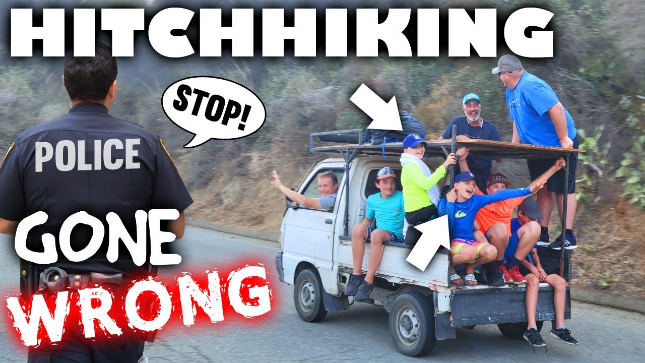 Hitch Hiking with NO Parents! Boys Camp!! - YouTube