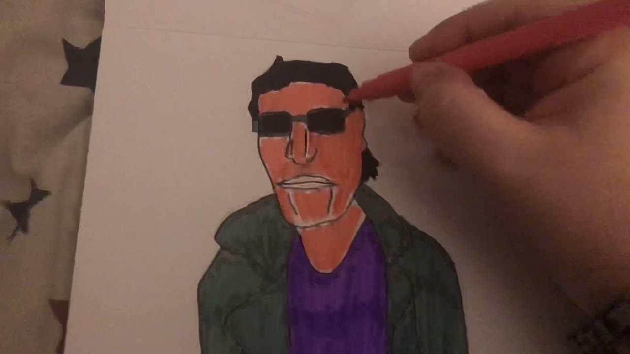 “Trying” to draw Cyrus from Trailer Park Boys - YouTube
