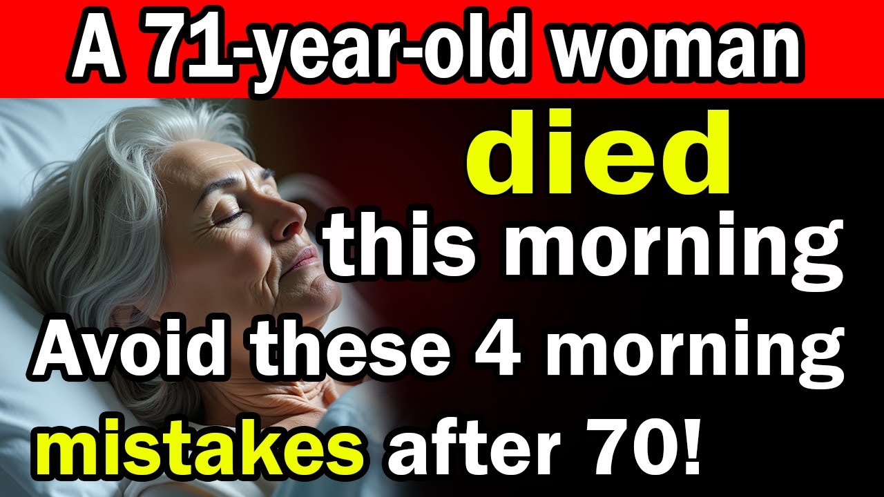 4 Morning Mistakes to Avoid After 70 for a Healthier and Longer Life ...