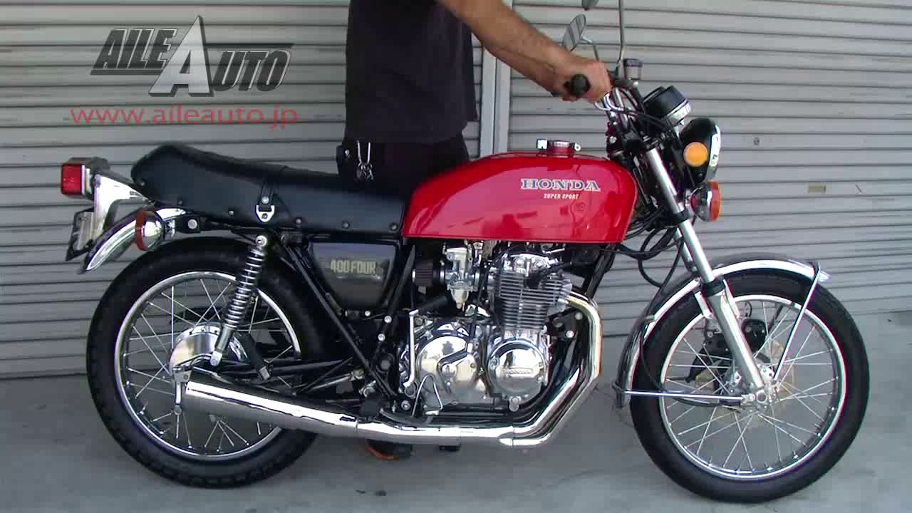 HONDA 1976年 CB400FOUR セミレスPlus - YouTube