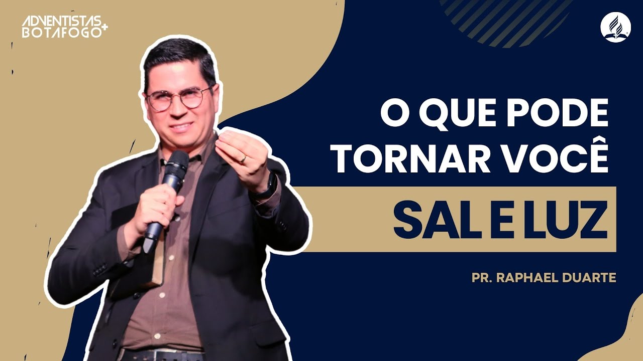 SAL E LUZ | Pr. Raphael Duarte | Sermão completo - YouTube