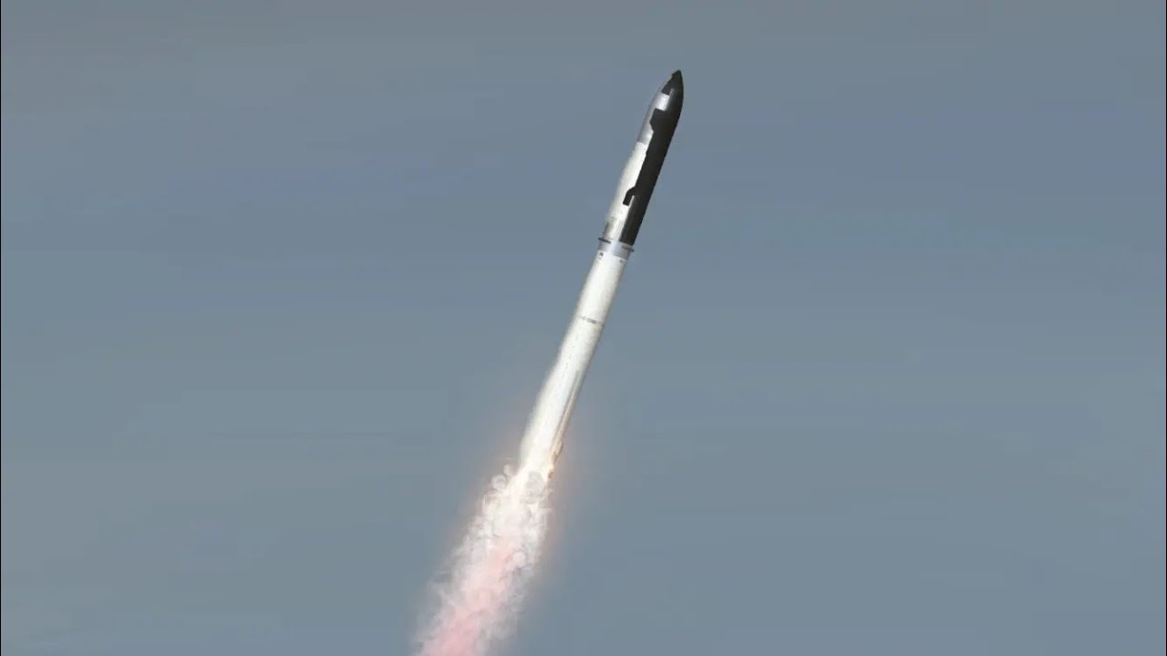Starship Flight Test | Spaceflight Simulator (sfs) - YouTube