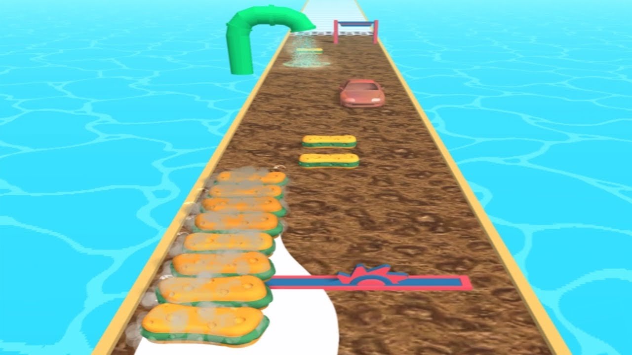 MAX LEVEL in Sponge Runner 3D (Levels 4-6) - YouTube