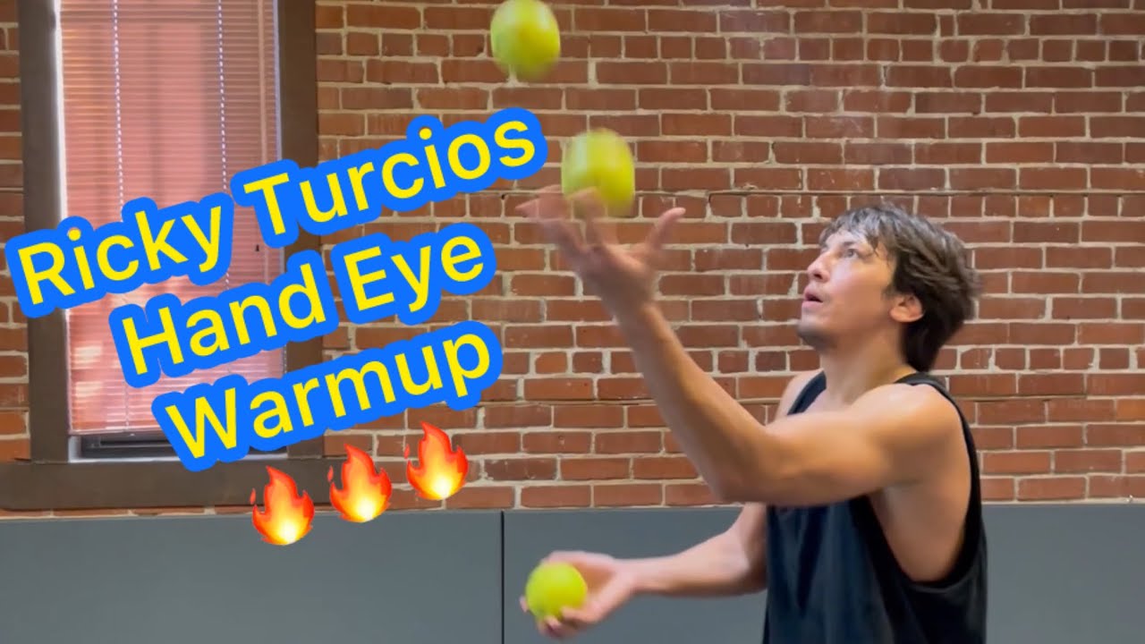 Ricky Turcios Hand Eye Juggling Warmup🔥🔥 - YouTube
