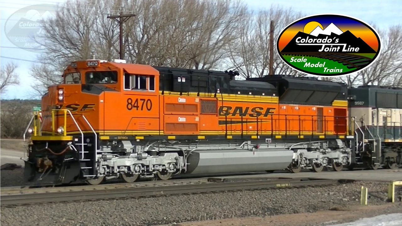 BNSF and Union Pacific Trains in Colorado - Spring 2016 - YouTube