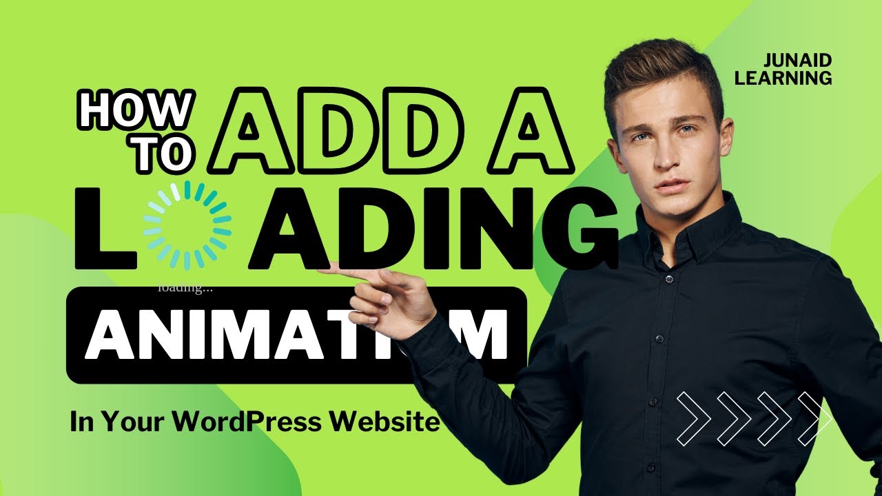 How to Add a Loading Animation to Your WordPress Website | In Just 2 ...