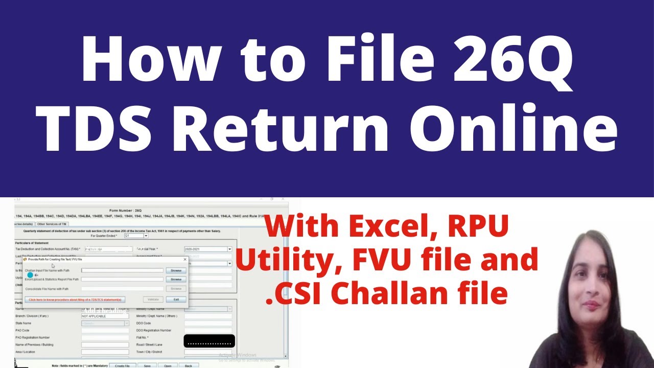 TDS Return Filing Online TDS Return Kaise File Kare Form 26Q How To TDS Return Filing Online TDS Return Kaise File Kare Form 26Q How To
