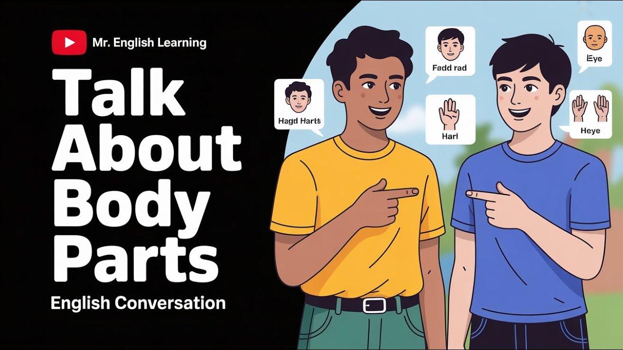Talk About Body Parts in English | Daily Conversation for Beginners ...