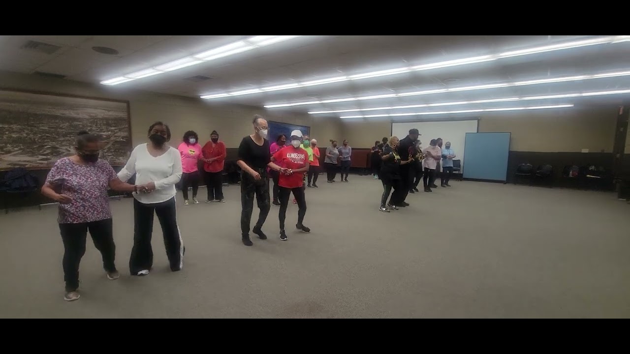 Line Dance " Ballroom 1/Got my Whiskey" couples style. - YouTube