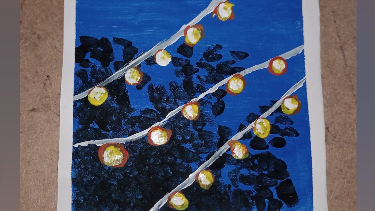 How to draw Easy lights painting tutorial || painting for beginners ...