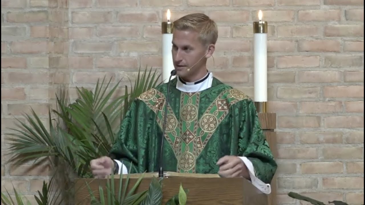 Fr Mark Says Goodbye to St. Mary - YouTube