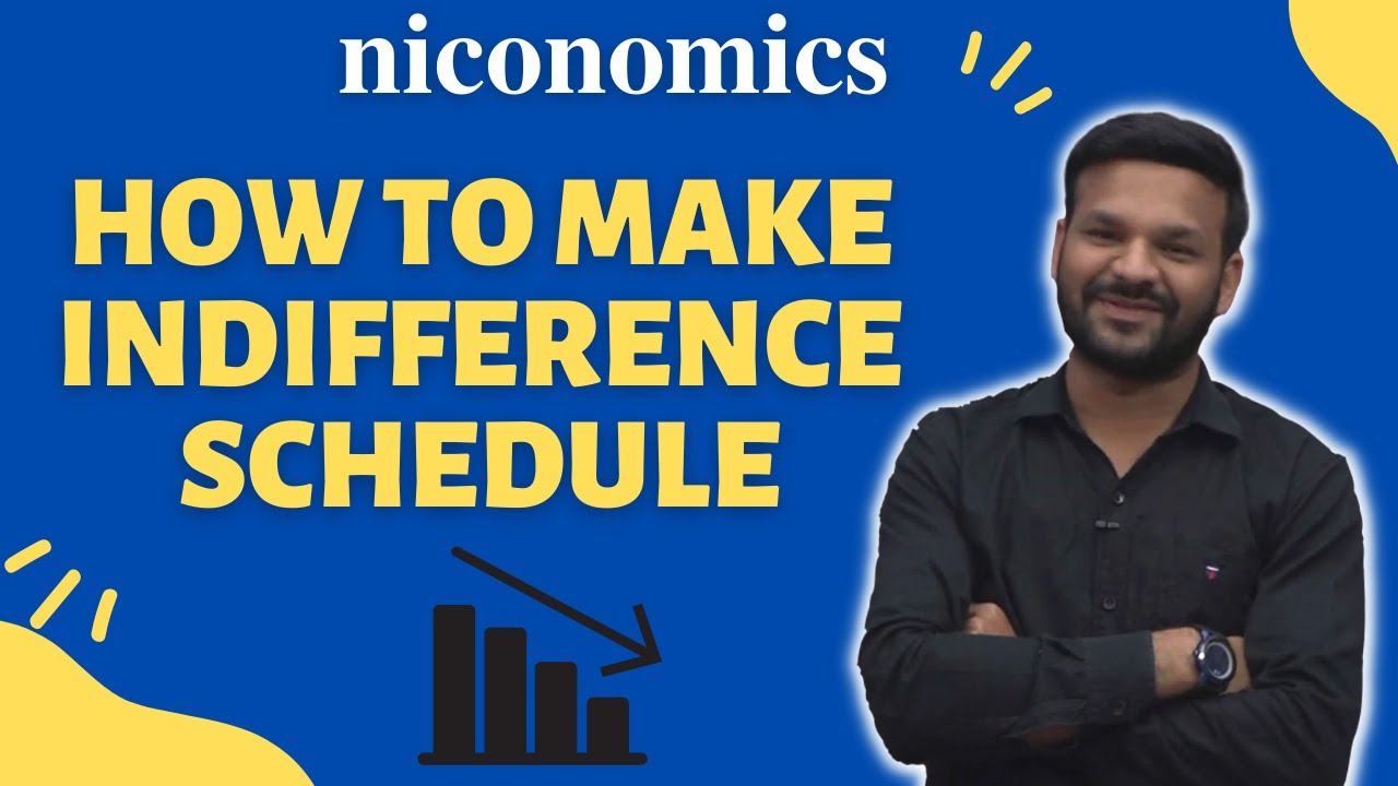 How to make Indifference Schedule | Indifference Curve| Lecture-11 ...