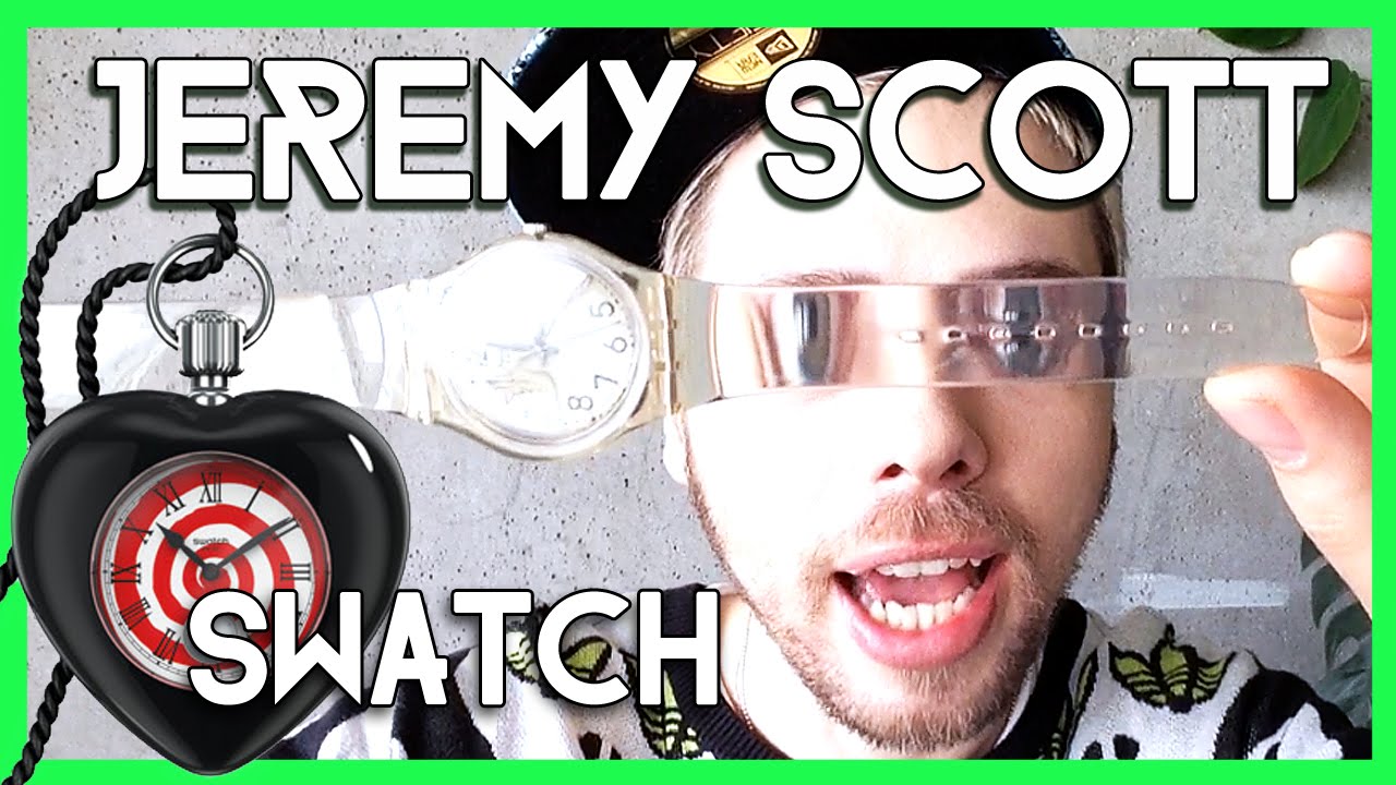 Jeremy Scott SWATCH watches - hypnotic - YouTube