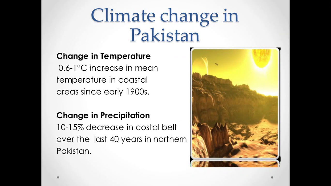 Statistics of climate change in Pakistan - YouTube