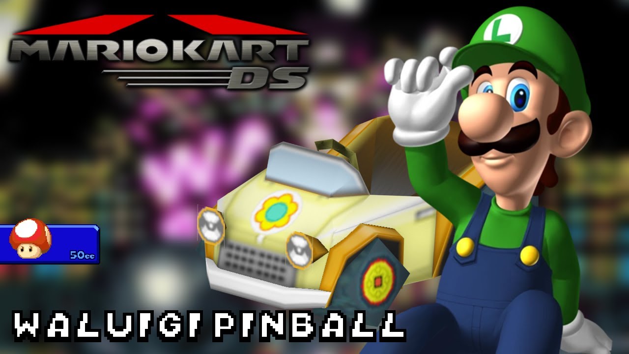 Mario Kart DS - 50cc - Luigi - Power Flower - Waluigi Pinball | Ep ...