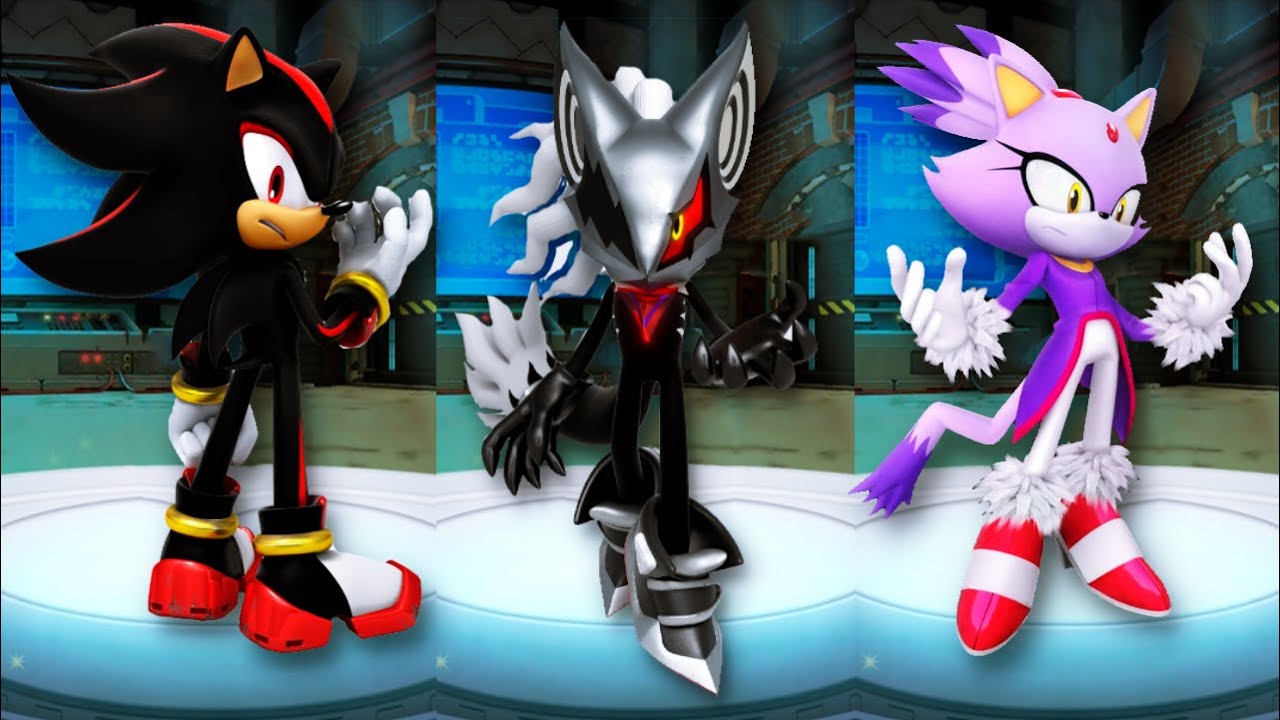 Sonic Forces Speed Battle - Shadow Vs Challenger Infinite Vs Blaze ...