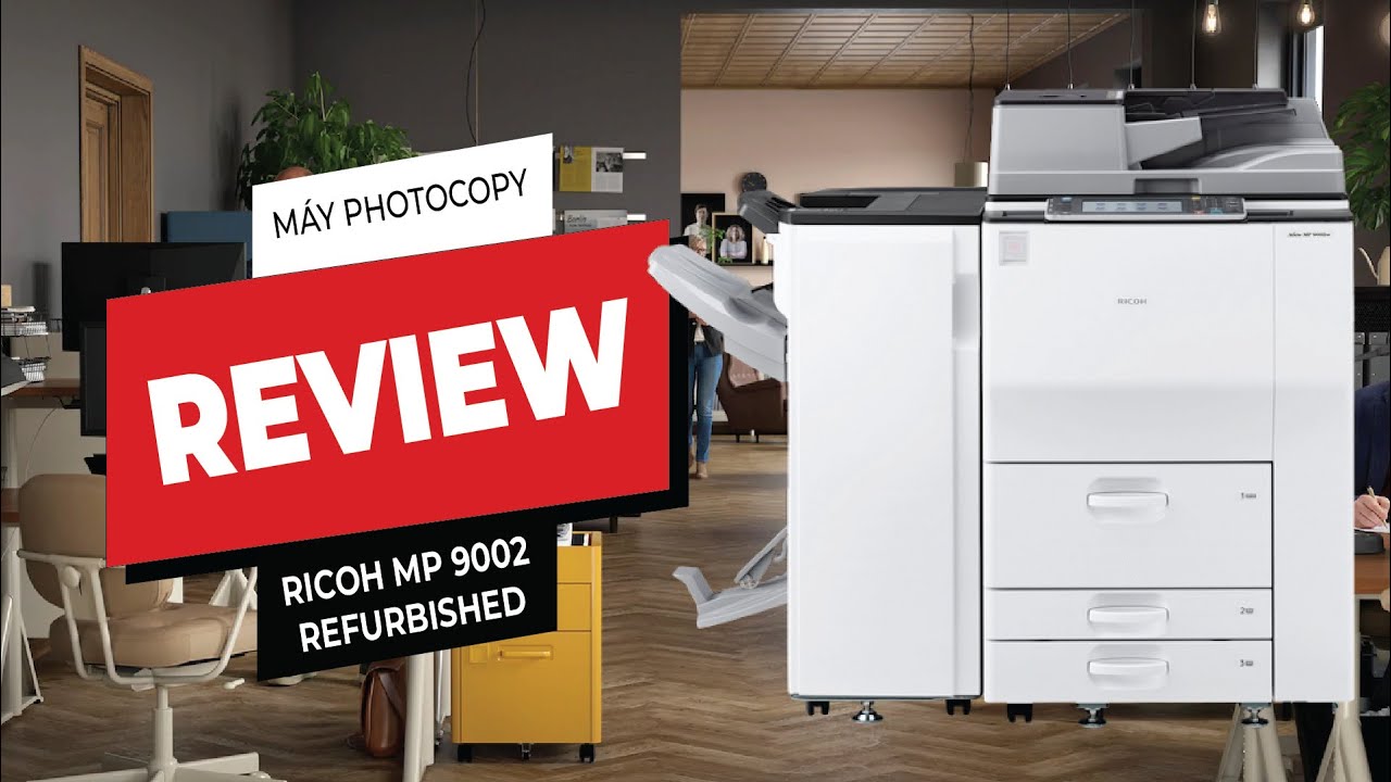 Review Máy Photocopy RICOH MP 9002 Refurbished - YouTube