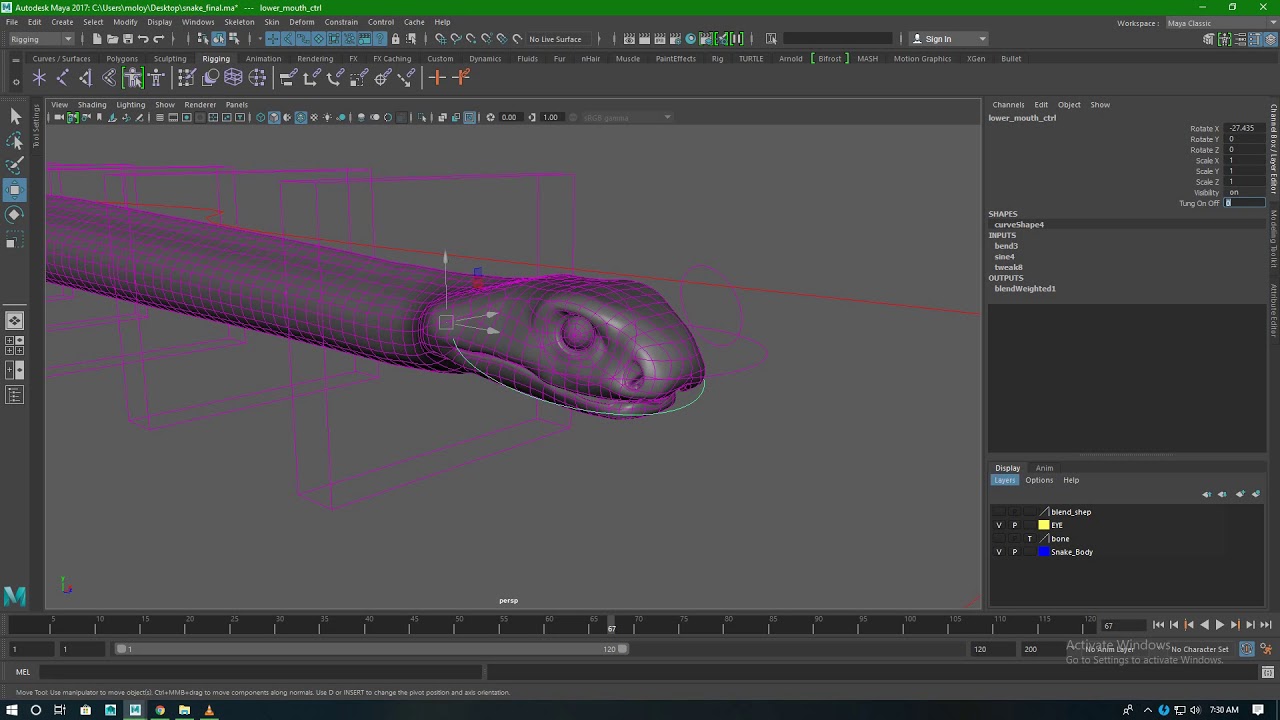 snake rig - YouTube