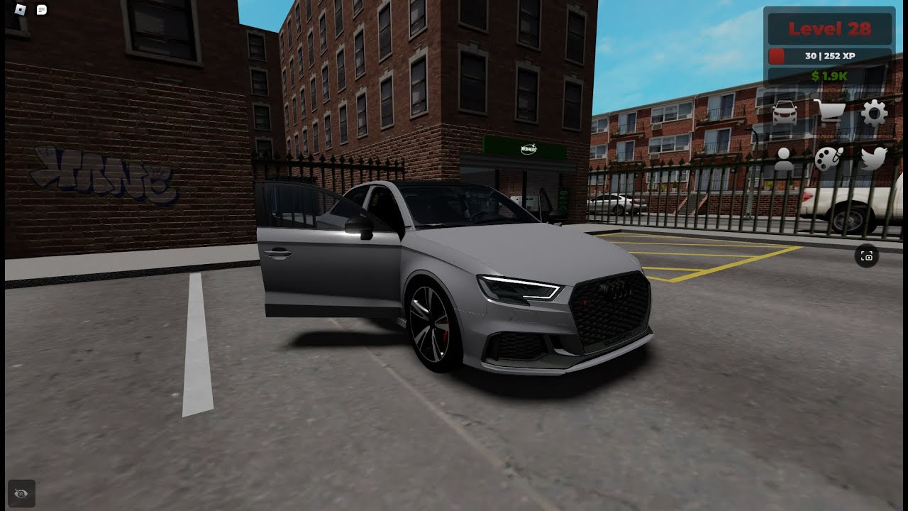 Driving POV in a Audi RS3 | ROBLOX NO HESI - YouTube