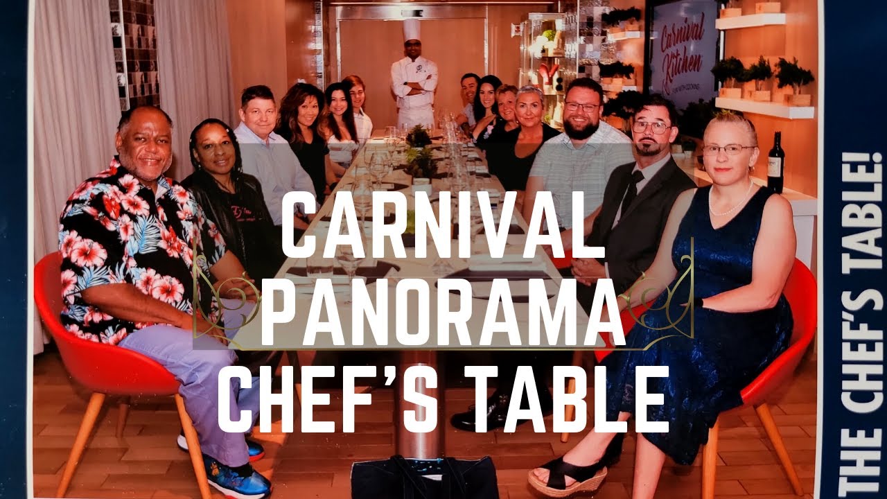 Experiencing the Chef's Table on Carnival Panorama 🚢🍴 | # ...
