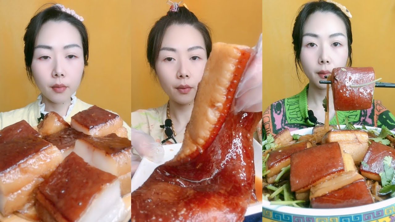 Eating Challenge: Eating pork braised pork belly beef 🍖🍖🍖#meat #belly # ...