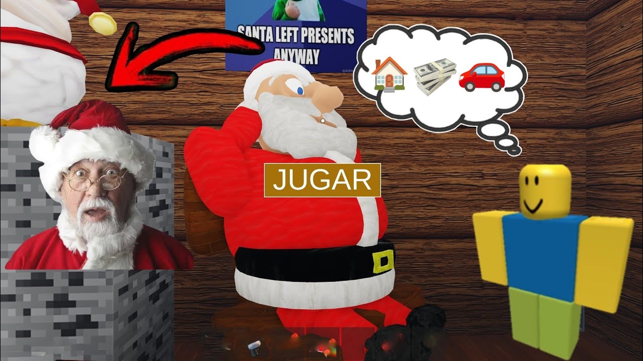 ESCAPAMOS DE SANTA CLAUS EN ROBLOX .!! 🧑🏻‍🎄 - YouTube