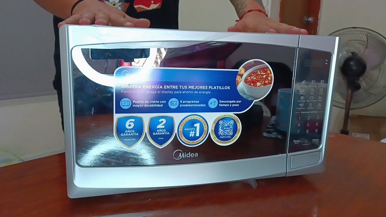 Unboxing Microondas Midea MMDP07S2B | Unboxing en Español | Desencaja2📦 ...